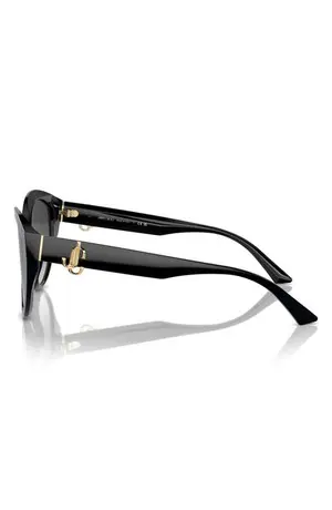 JIMMY CHOO 55mm Phantos Sunglasses - Black/gradient Grey