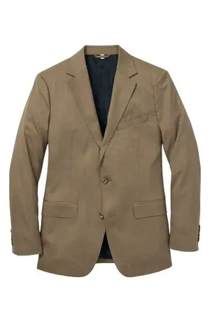 Bonobos Jetsetter Slim-fit Mélange Stretch Wool Sport Coat - Tan