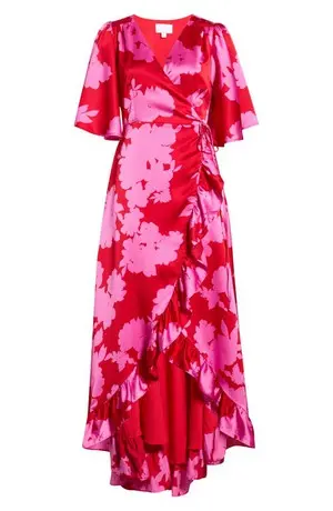 SUGARLIPS Burning Love Abelia High-low Maxi Dress