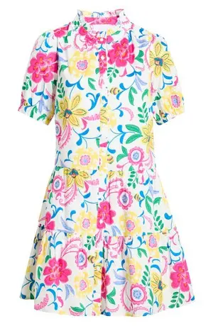 SUGARLIPS Kress Floral Domis Minidress