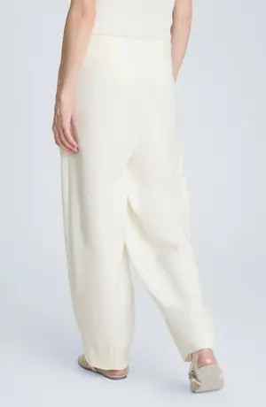 KENNETH COLE Pleated Tapered Leg Trousers
