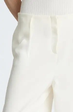 KENNETH COLE Pleated Tapered Leg Trousers