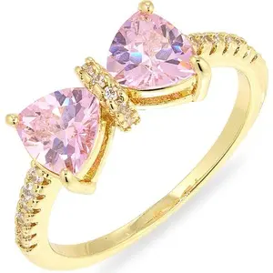 THE SIS KISS Bow Ring - Gold