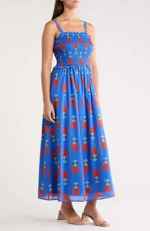 SUGARLIPS Riela Floral Cotton Sundress