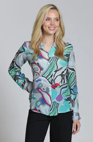 APNY Roll Sleeve Button-up Shirt