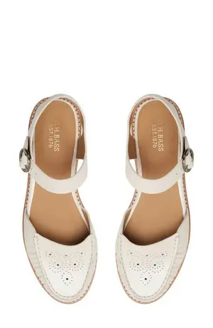 G.H.BASS Colette Sandal - Cream