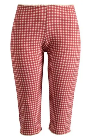 JADED LONDON Gingham Capri Pants
