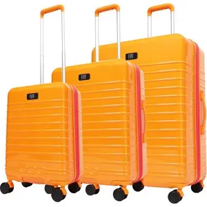 FUL / FIAT 3-piece Hardside Spinner Luggage Set - Orange