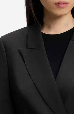 BOSS Jegania Longline Slim-fit Crepe Blazer
