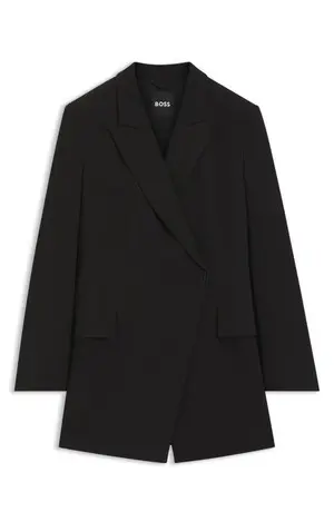 BOSS Jegania Longline Slim-fit Crepe Blazer