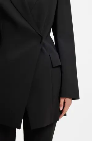 BOSS Jegania Longline Slim-fit Crepe Blazer