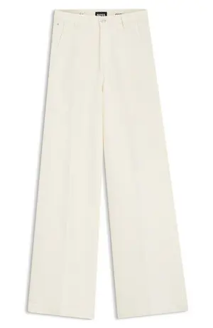 BOSS High Waist Wide Leg Jeans