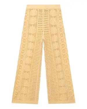Mint Velvet Crochet Knit Trousers