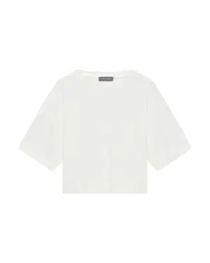 Mint Velvet Linen Blend Boxy T-shirt