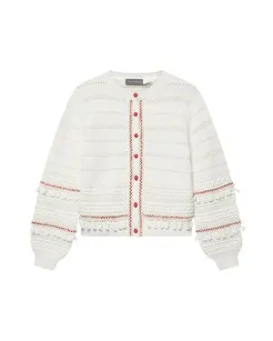 Mint Velvet Cotton Blend Tassel Cardigan