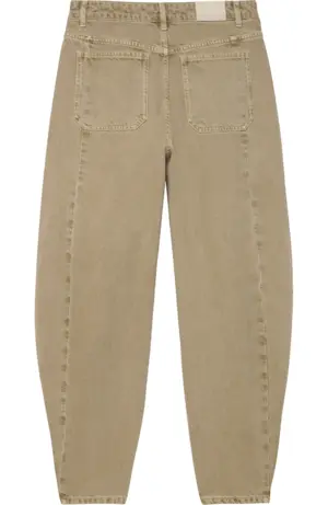 Mint Velvet Balloon Popper Jeans - Khaki