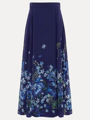 PHASE EIGHT Floral Bias-cut Skirt
