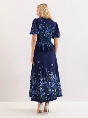 PHASE EIGHT Floral Bias-cut Skirt