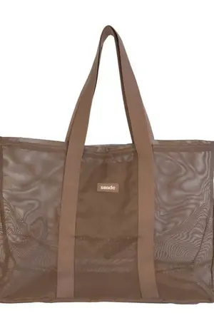 SANDE Beach Hauler Mesh Beach Bag - Espresso
