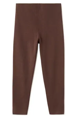 Mango Slit Hem Crop Leggings