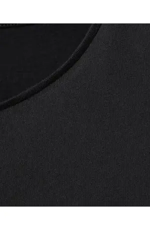 Mango Lace Trim Nightgown - Black