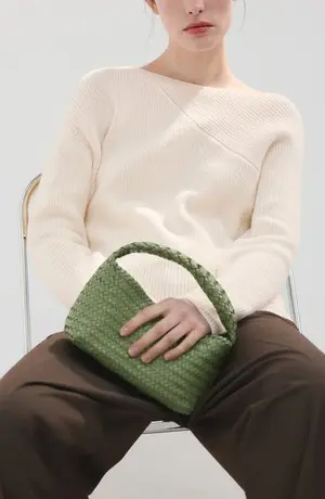 Mango Boat Neck Long Sleeve Relaxed Sweater