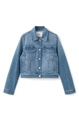 Mango Cropped Denim Jacket