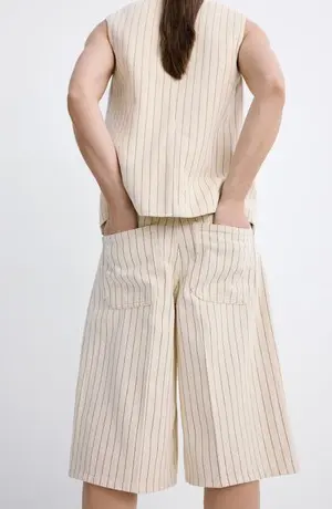 Mango Bermuda Shorts - Vanilla