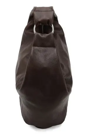 Mango Leather Shoulder Bag