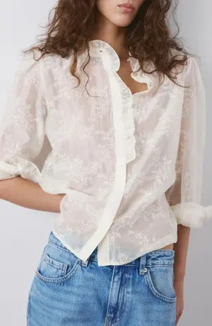 Mango Floral Shirts For Women