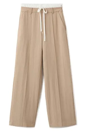 Mango Drawstring Bottoms For Women