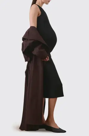 Mango V-neck Sleeveless Maternity Dress