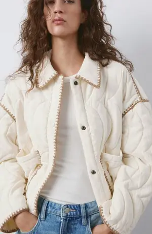 Mango Quilted Jacket