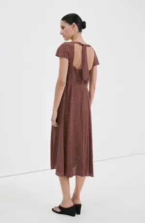 Mango Polka Dot A-line Dress