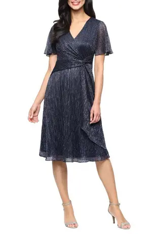 Sl Fashions Metallic Cocktail Dresses