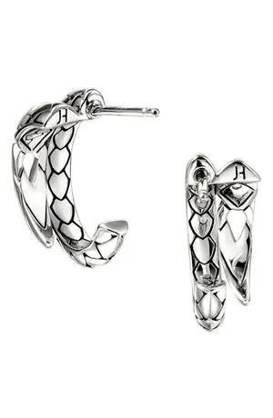 John Hardy Naga Hoop Earrings