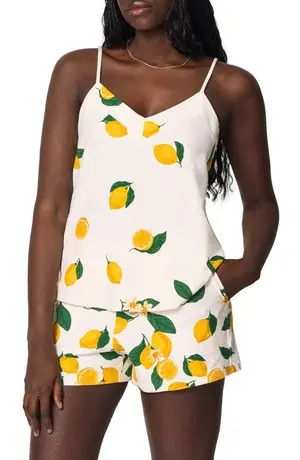 BEDHEAD PAJAMAS Print Short Pajamas - Main Squeeze Border