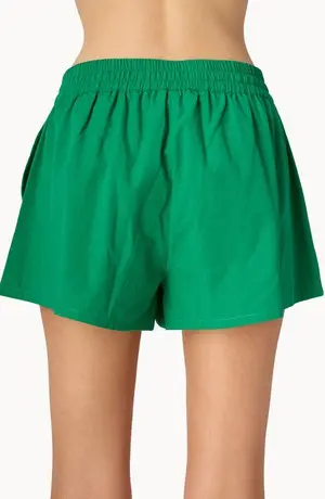 Cami Nyc Oslo Cotton Poplin Drawstring Shorts