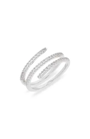 THE SIS KISS Wrap Ring - Silver