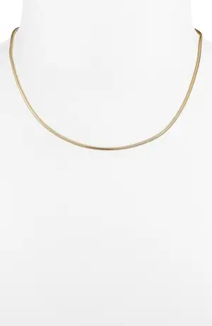 THE SIS KISS Sophia Snake Chain Choker Necklace