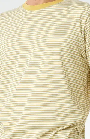 Rip Curl Aots Stripe T-shirt - Bone