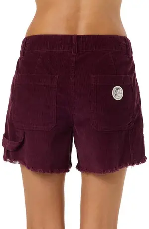O'Neill Og Harlyn Fray Denim Shorts - Fig