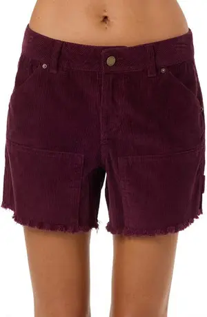 O'Neill Og Harlyn Fray Denim Shorts - Fig