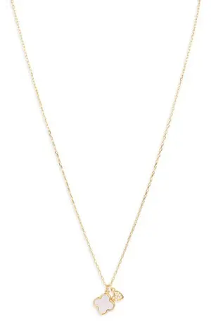 ARGENTO VIVO Clover & Heart Pendant Necklace