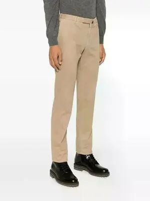Incotex Herringbone Stretch-cotton Tailored Trousers