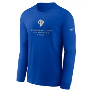 Nike Los Angeles Rams Dri-fit Long-sleeve T-shirt - Blue