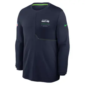 Nike Sideline Coach Dri-fit Nfl Long-sleeve Top - Blue