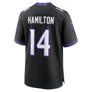 Nike Kyle Hamilton Baltimore Ravens Nfl Game Jersey - Black