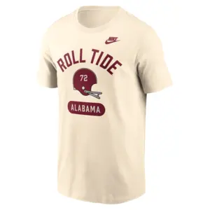 Nike Alabama Legacy Arch Helmet College T-shirt - White