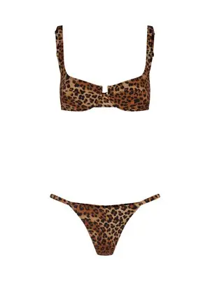 Mc2 Saint Barth Animal Print Swimsuits